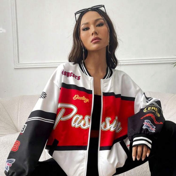 SHEIN | Jackets & Coats | Shein Varsity Jacket | Poshmark